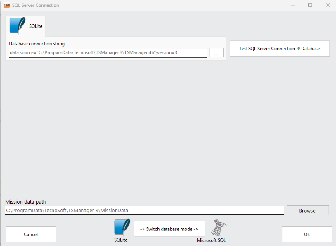 I want to install TS Manager 3 with shared database on server | Tecnosoft